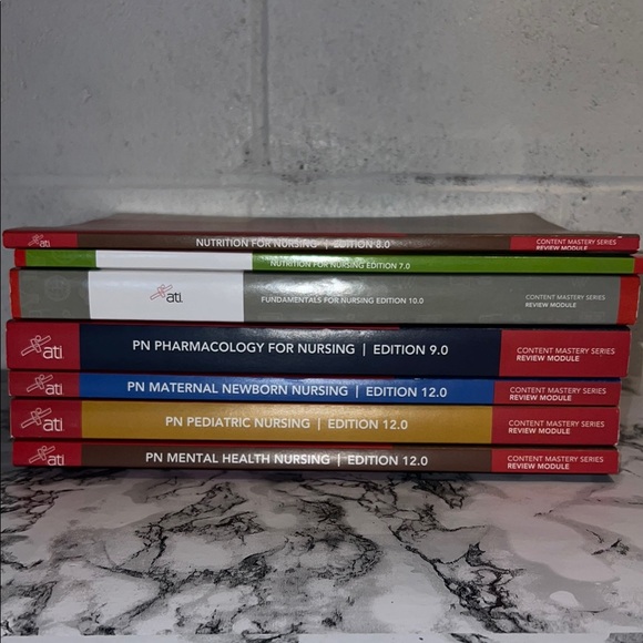 Other | Ati Nursing Textbook Set Pn Set 12 | Poshmark